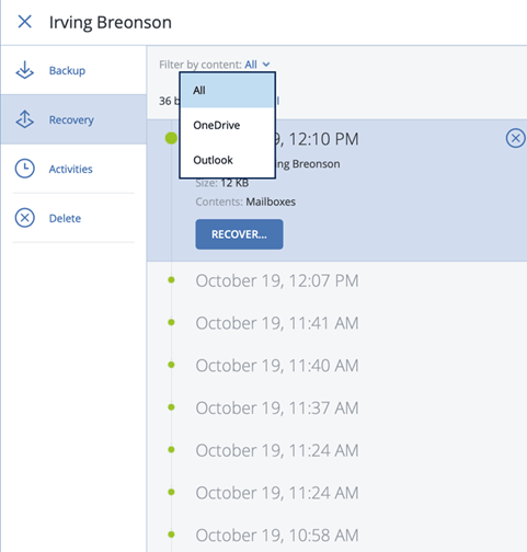 OneDrive Acronis